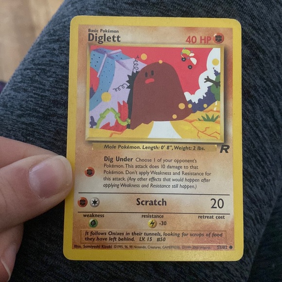 Pokemon | Games | Diglett Basic Pokmon Card | Poshmark